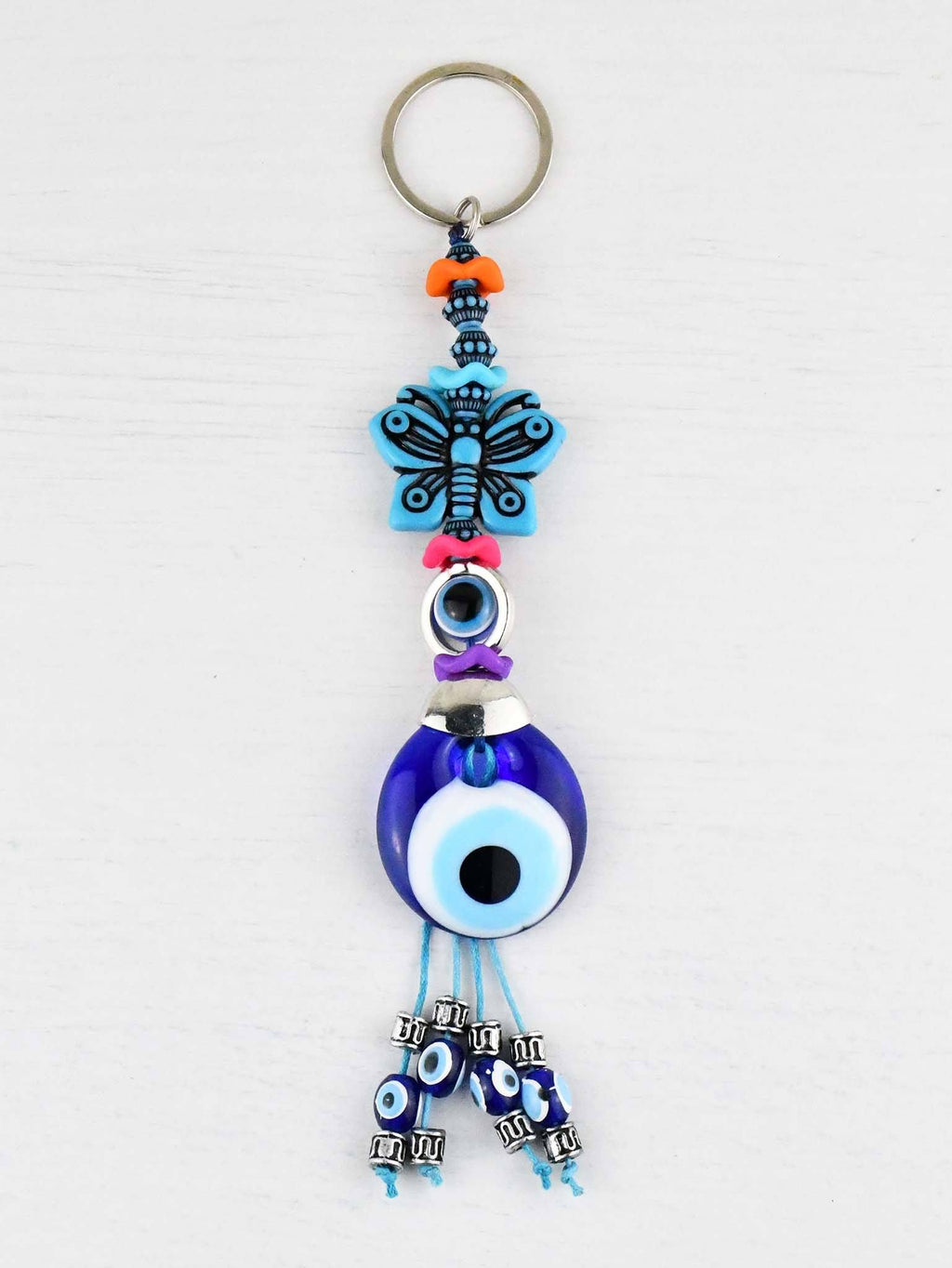 Evil Eye Butterfly Keyring | Turkish Gifts & Homewares | Australia ...
