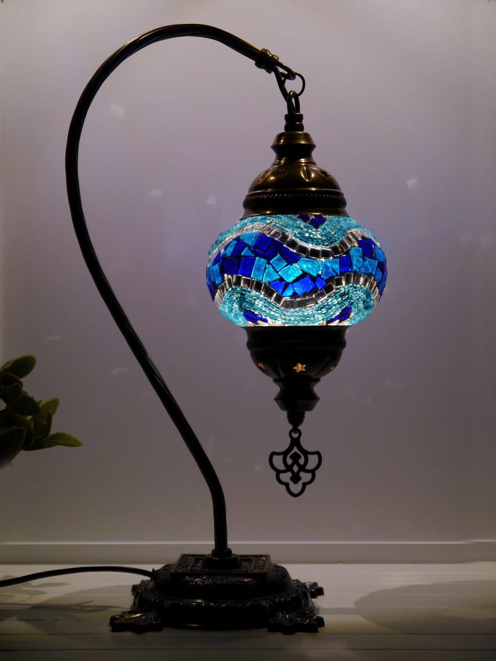 Finest Quality Turkish Lamp Hanging Blue Ziczac Collection | Australia ...