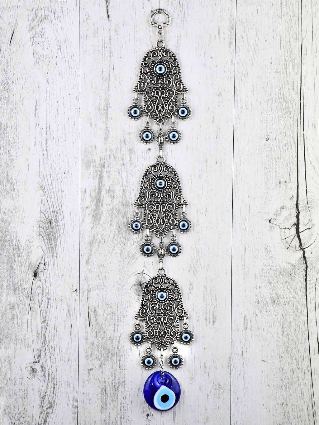 Evil Eye Triple Hand Ornament | Turkish Gifts & Homewares - Sydney ...
