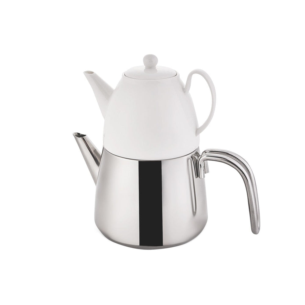 Karaca Ballena Ceramic Top Teapot Kettle Set Caydanlik | Turkish ...