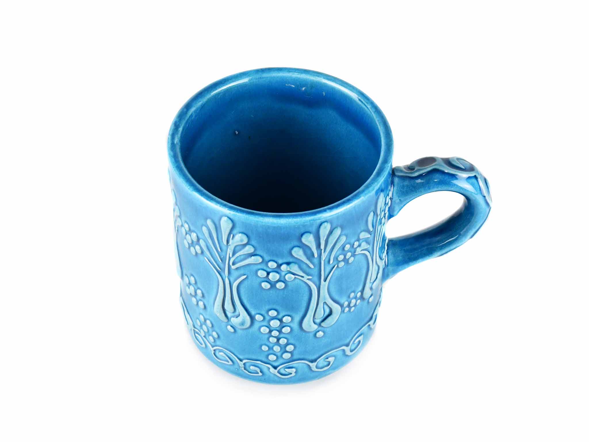 Turkish Ceramic Mugs Firuze Collection | Turquoise Green Handmade ...