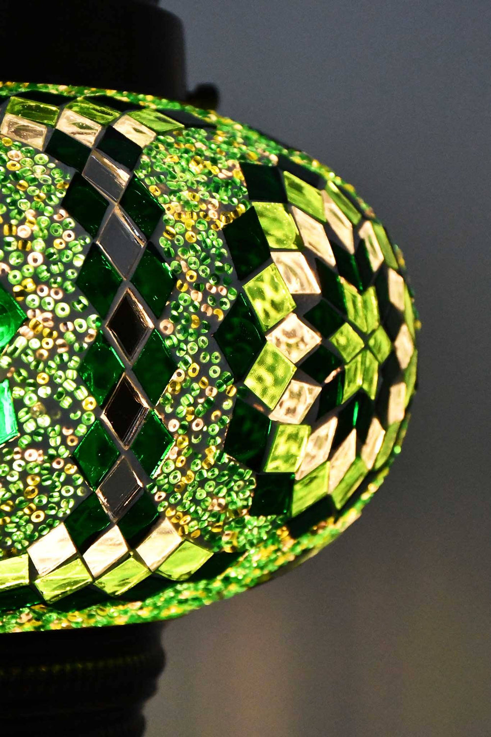 Turkish Lamp Large Green Star Bead 3 | Sydney Grand Bazaar | Australia