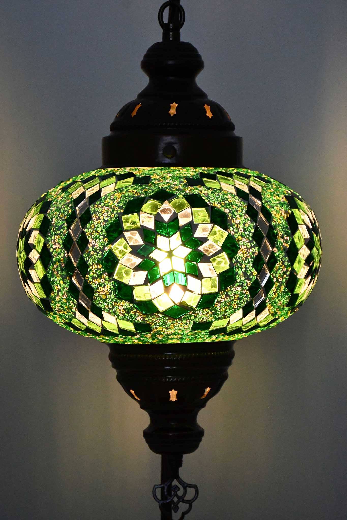 Turkish Lamp Large Green Star Bead 3 | Sydney Grand Bazaar | Australia